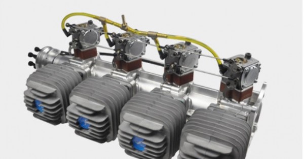 DLA-232i4 inline Quad RC Plane Engine - rchobby-avenues