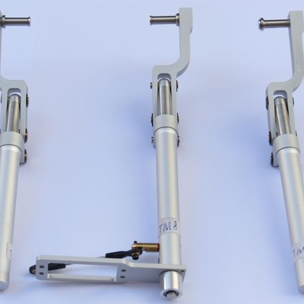 JP Hobby 12mm Scale Metal Oleo Struts with single nose strut