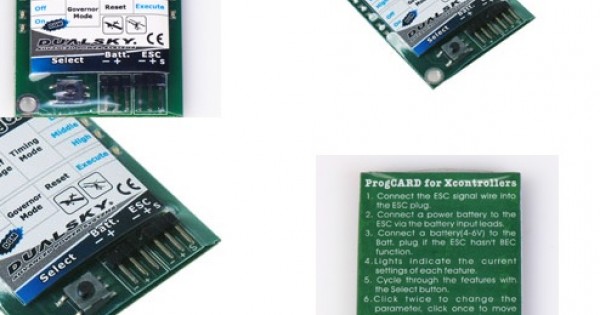Dualsky ProgCard for V2 Xcontrollers