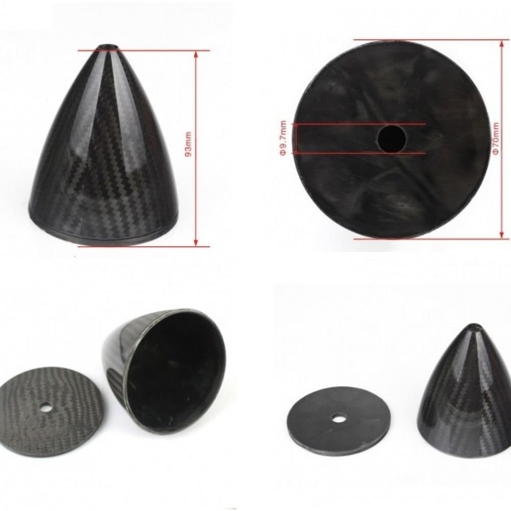 3 inch Spinner RC plane